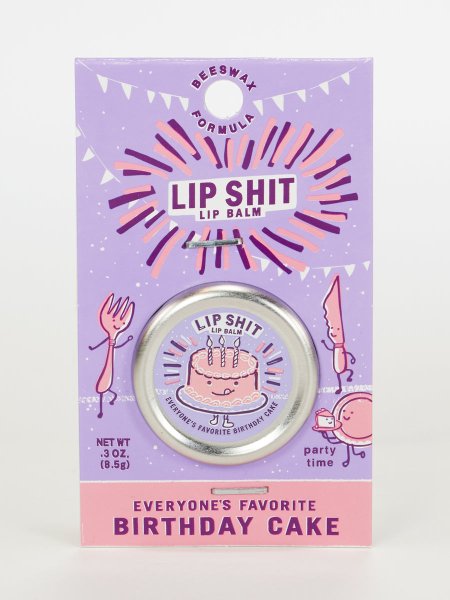 Lip Shit Lip Balm-Everyone's Favorite Birthday Cake – Blue Q